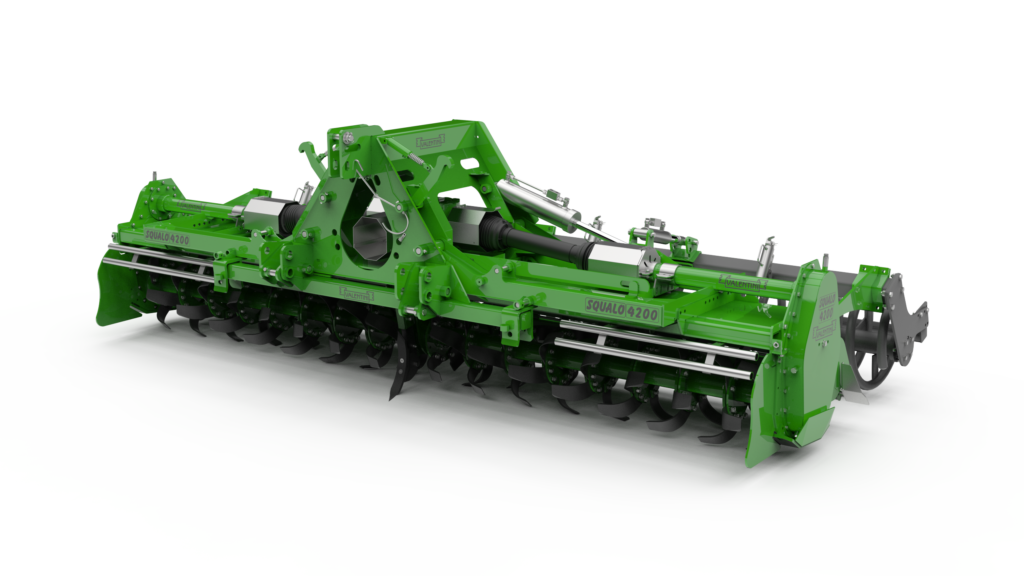 Rotary Tillers - Folding Rotary Tiller for working the soil